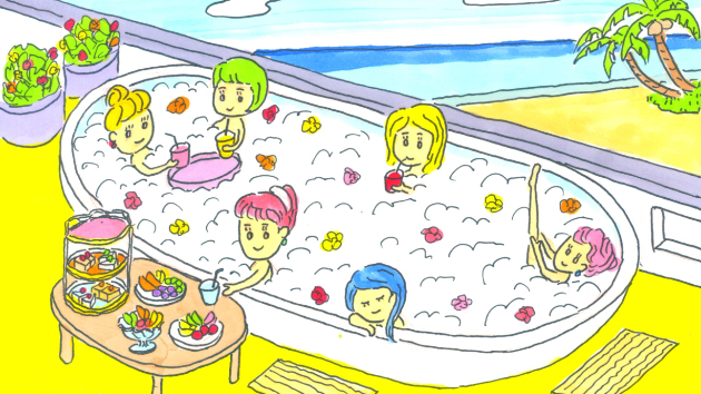 お風呂を楽しむガールズ｜akisen｜coconalaブログ